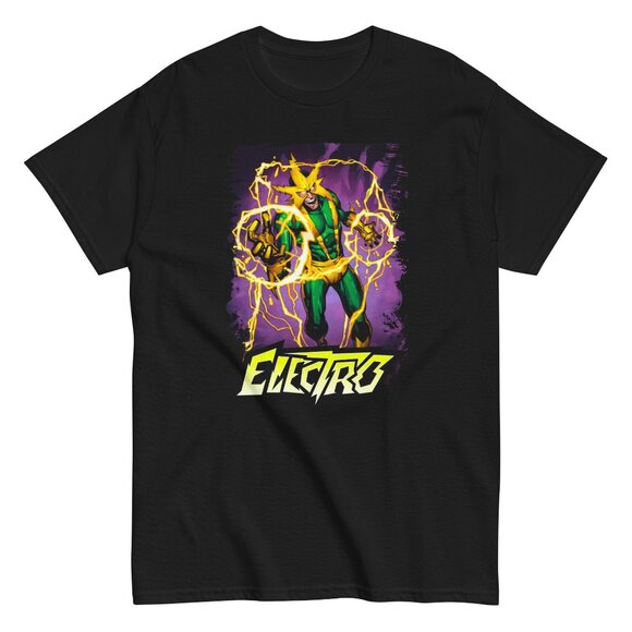 Electro | Shirts | Electro Animated Mens Tshirt Black | Poshmark